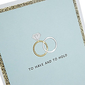 Hallmark Wedding Card (To Have and To Hold Wedding Bands)