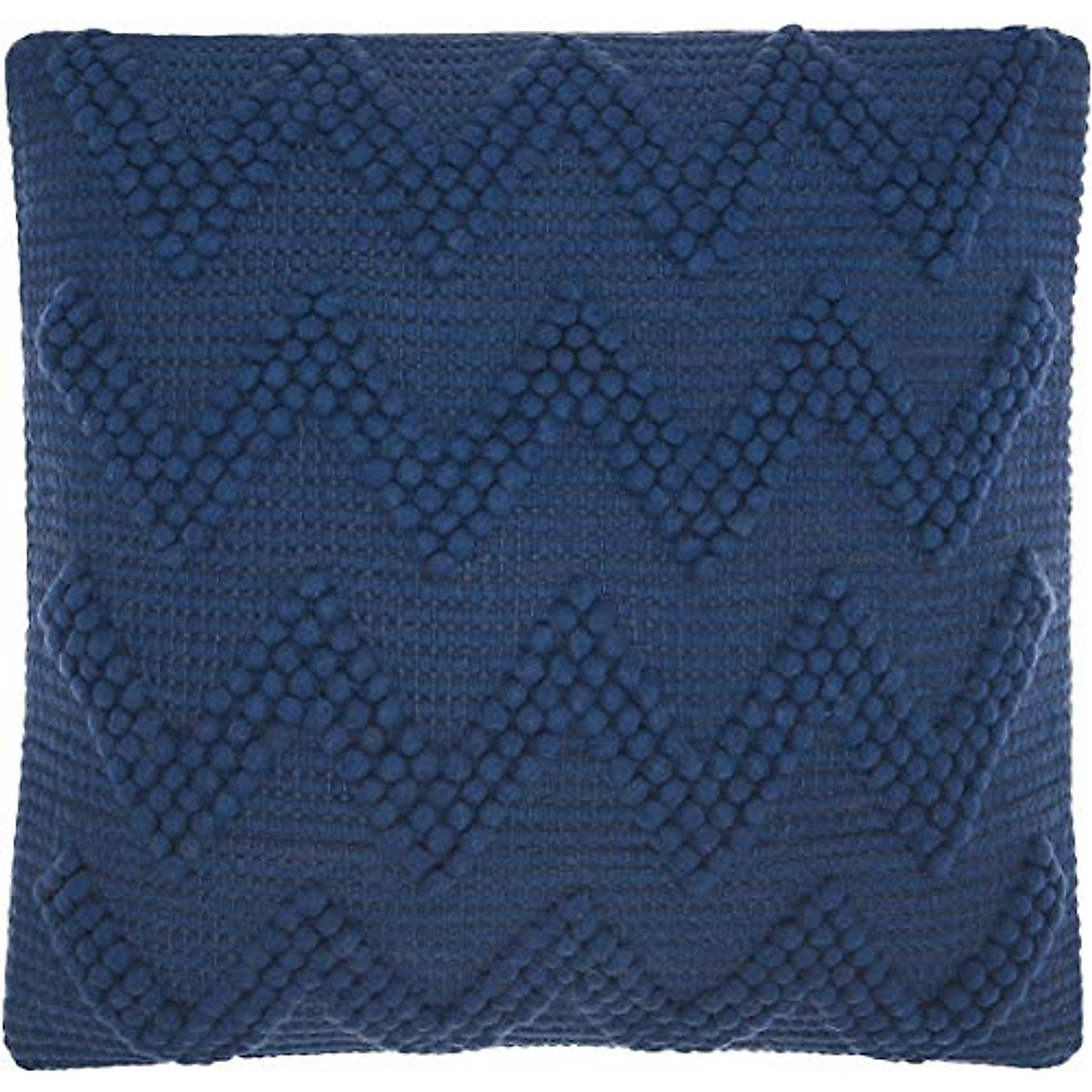 Mina Victory Life Styles Large Chevron Indigo 20" x 20" Throw Pillow