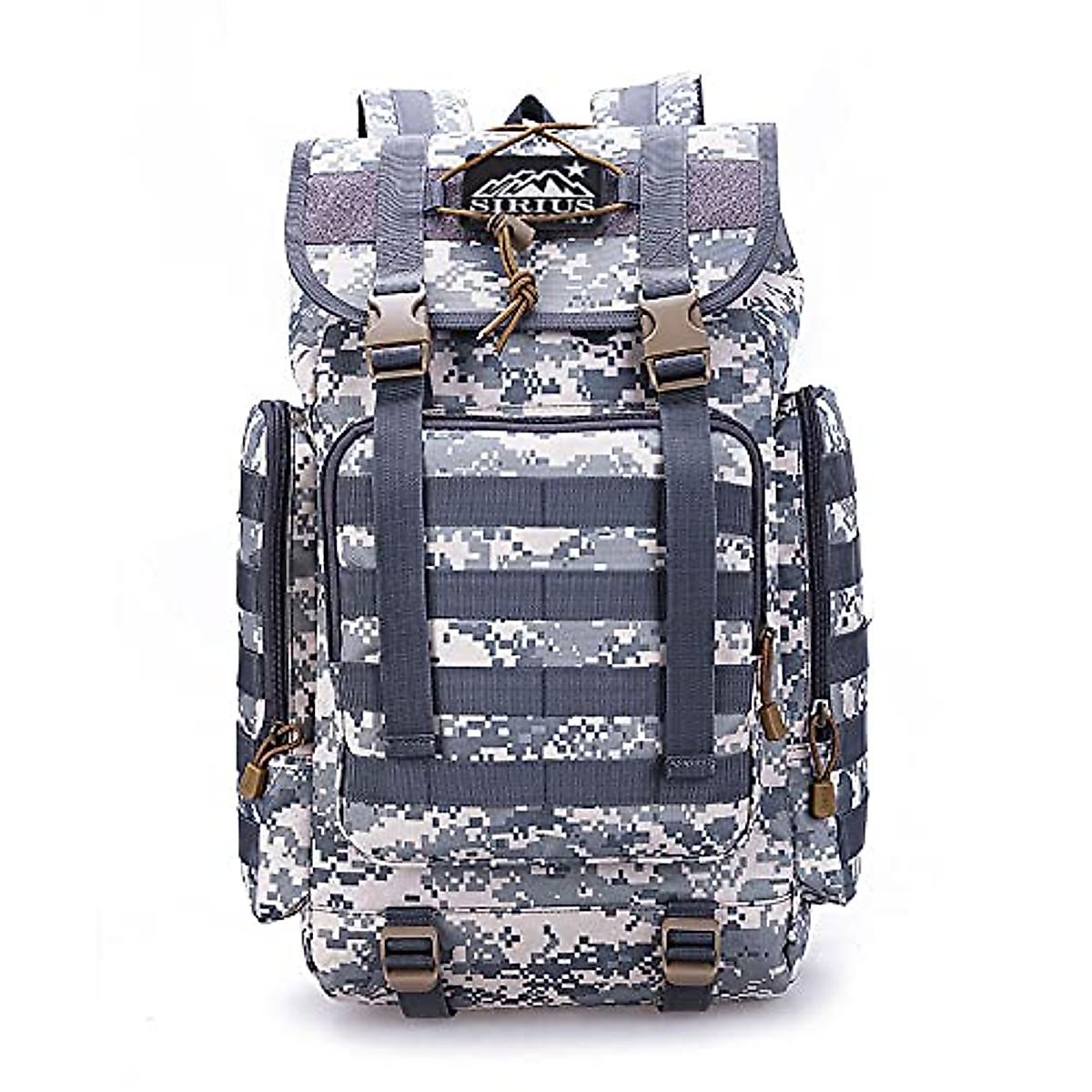 Sirius Survival “The Rambler” - 40L Tactical Backpack with MOLLE Webbing (Black)