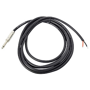 Rockville RTSBW10 10 Foot 1/4" TS to Bare Wire Speaker Cable,16 AWG,100% Copper