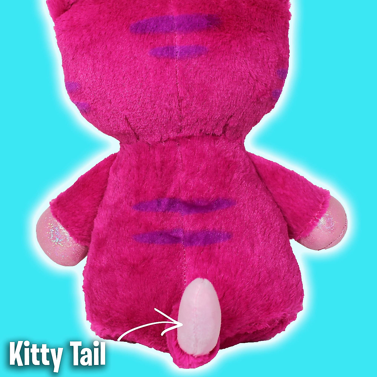 Ontel Star Belly Dream Lites, Stuffed Animal Night Light, 3 years and up, Pretty Pink Kitty - Projects Glowing Stars & Shapes in 6 Gentle Colors, As Seen on TV