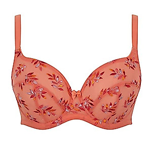 Panache Women's Tango Balconnet Bra with Shiny Trim, 9071, Tropical, 40K