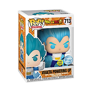 Funko Pop! Animation Dragonball Vegeta Powering Up Glow in Dark Exclusive #713