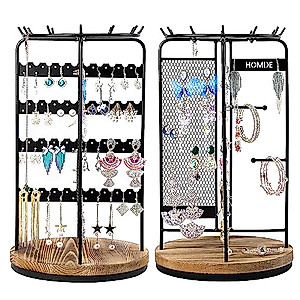 Homde Leather Jewelry Box + Jewelry Stand