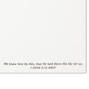 Hallmark Dayspring Religious Easter Cards Pack, Daffodils (8 Cards with Envelopes)