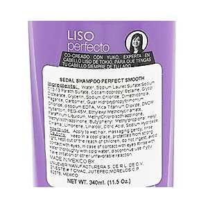 Sedal Perfect Smoothness Shampoo 340ml - Sedal Liso Perfecto Champu (Pack of 1)