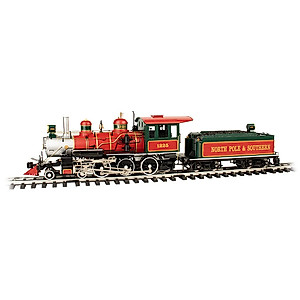 Bachmann Trains - 4-6-0 Steam Locomotive with Metal Gears - Christmas - Large G Scale