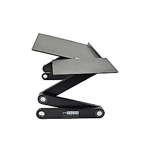 WorkEZ Keyboard and Mouse Tray ergonomic on-desk riser stand adjustable height angle negative tilt Raise computer keyboards to Standing Height sit stand-up standing accessories lift black