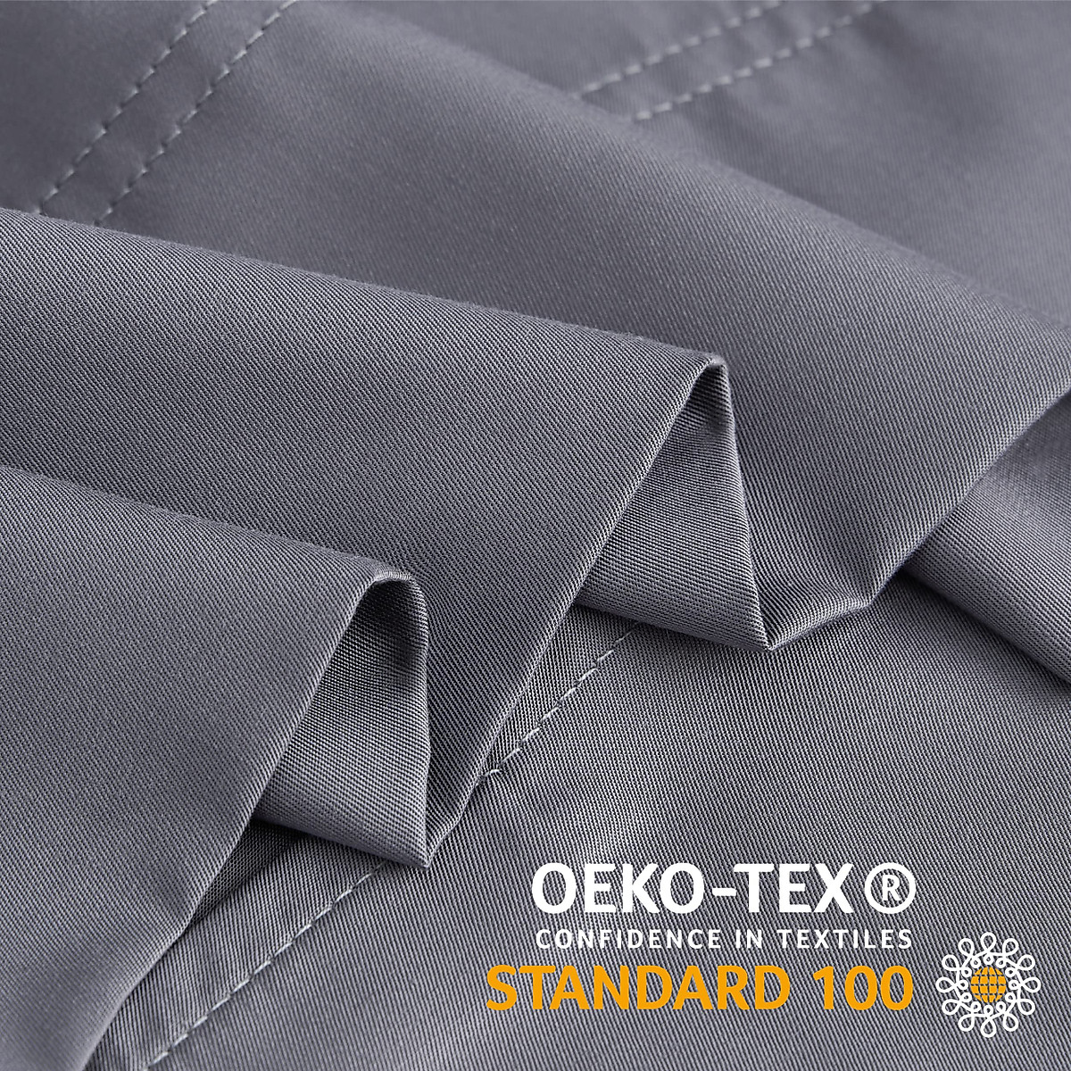 BEDELITE Body Pillow Cover, Rayon Made from Bamboo, Cooling Body Pillow Pillowcase for Hot Sleepers and Night Sweats, Breathable & Silky Soft Full Long Pillow Case Cover (Grey, 20x54 Inches)