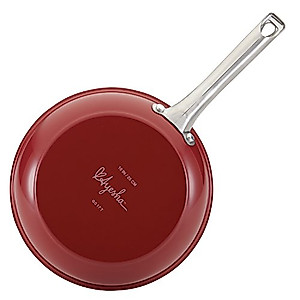 Ayesha Curry Home Collection Nonstick Cookware Pots and Pans Set, 9 Piece, Sienna Red