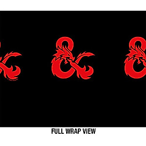 Dungeons & Dragons OFFICIAL Ampersand Logo 24 oz Insulated Canteen Water Bottle, Leak Resistant, Vacuum Insulated Stainless Steel with Loop Cap