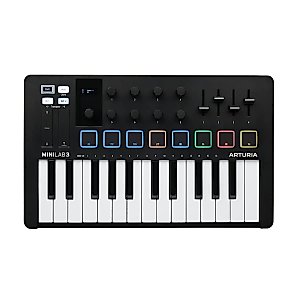 ARTURIA MIDI Keyboard Controller MiniLab 3 BK Black