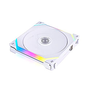 Lian Li UNI Fan SL V2 RGB Revolutionized Daisy-Chain ARGB Fan 140mm Single Pack White SL140V2-1W