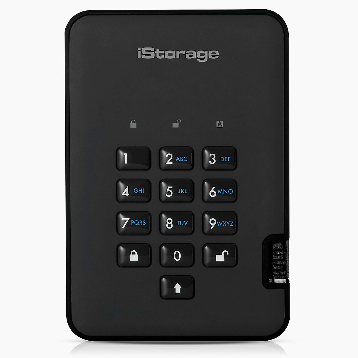 iStorage diskAshur2 SSD 8TB Black | Secure portable solid state drive | Password protected | Dust & water resistant | Hardware Encryption