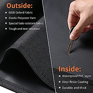 SUPJOYES 6755 Grill Cover for Char Griller, Akorn Kamado Kooker Grill Cover, Heavy Duty Waterproof Grill Covers