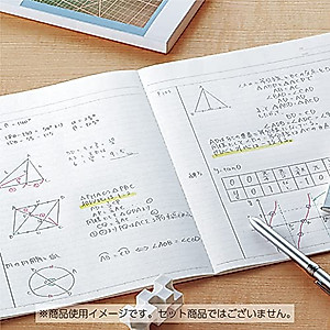 KOKUYO Composition Notebooks, 5 Pack Campus Semi-B5 Comp Book with Dot A 7mm Ruled, 30 Sheets, School Lined Notebook in Baked Colors, Journal Notebook for Women Work Study Note Taking (NO-3CATN-L35X5)