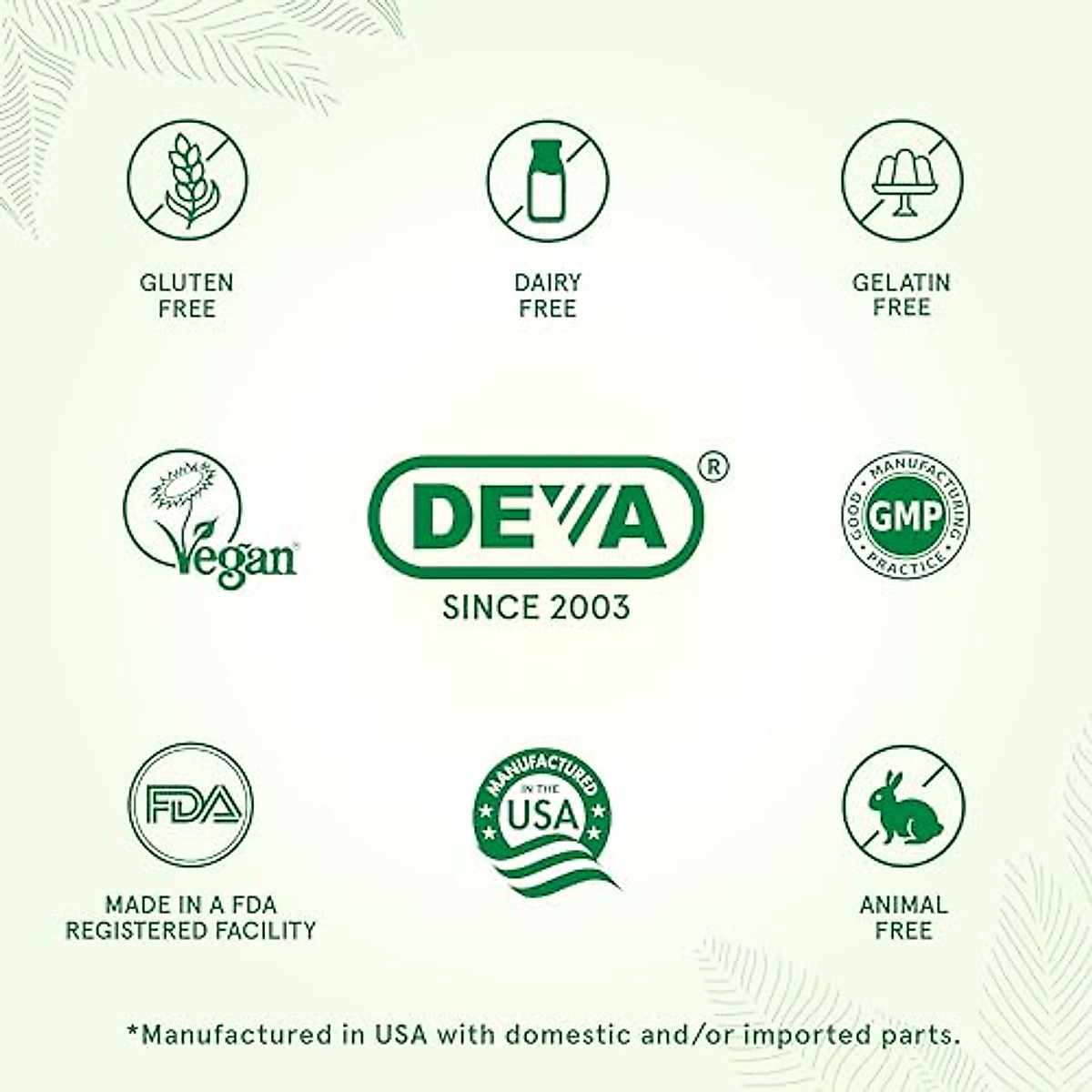 DEVA Vegan Multivitamin & Mineral Supplement - Vegan Formula with Green Whole Foods, Veggies, and Herbs - High Potency - Manufactured in USA and 100% Vegan - 90 Count (Pack of 2)