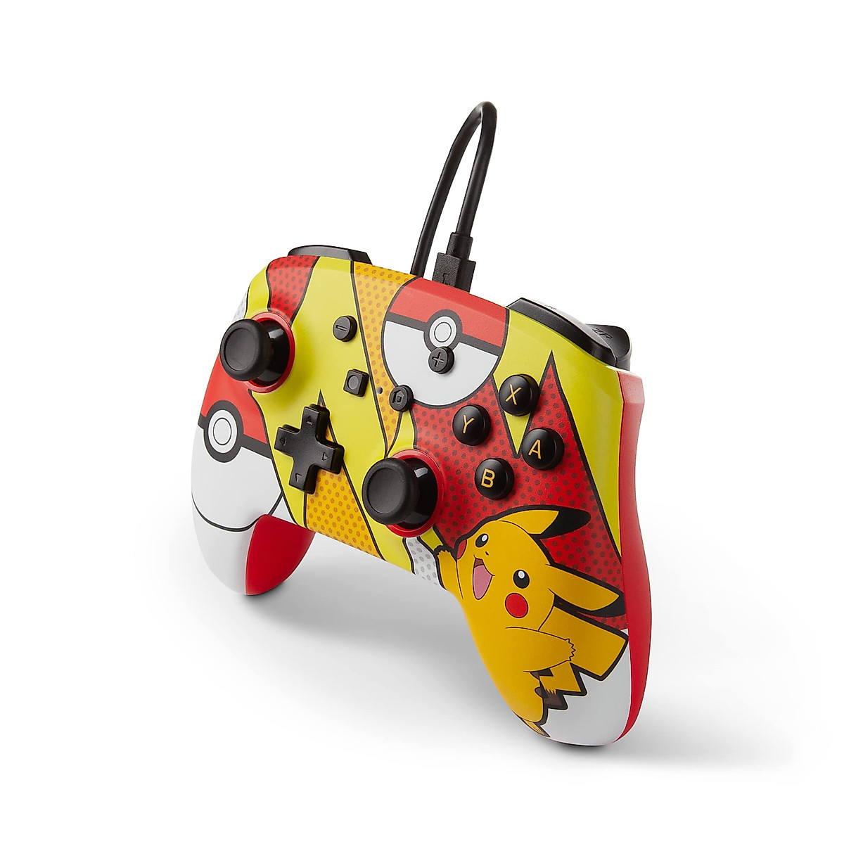 NINTENDO SWITCH PIKACHU POP ART WIRED ENHANCED CONTROLLER [POWER A]