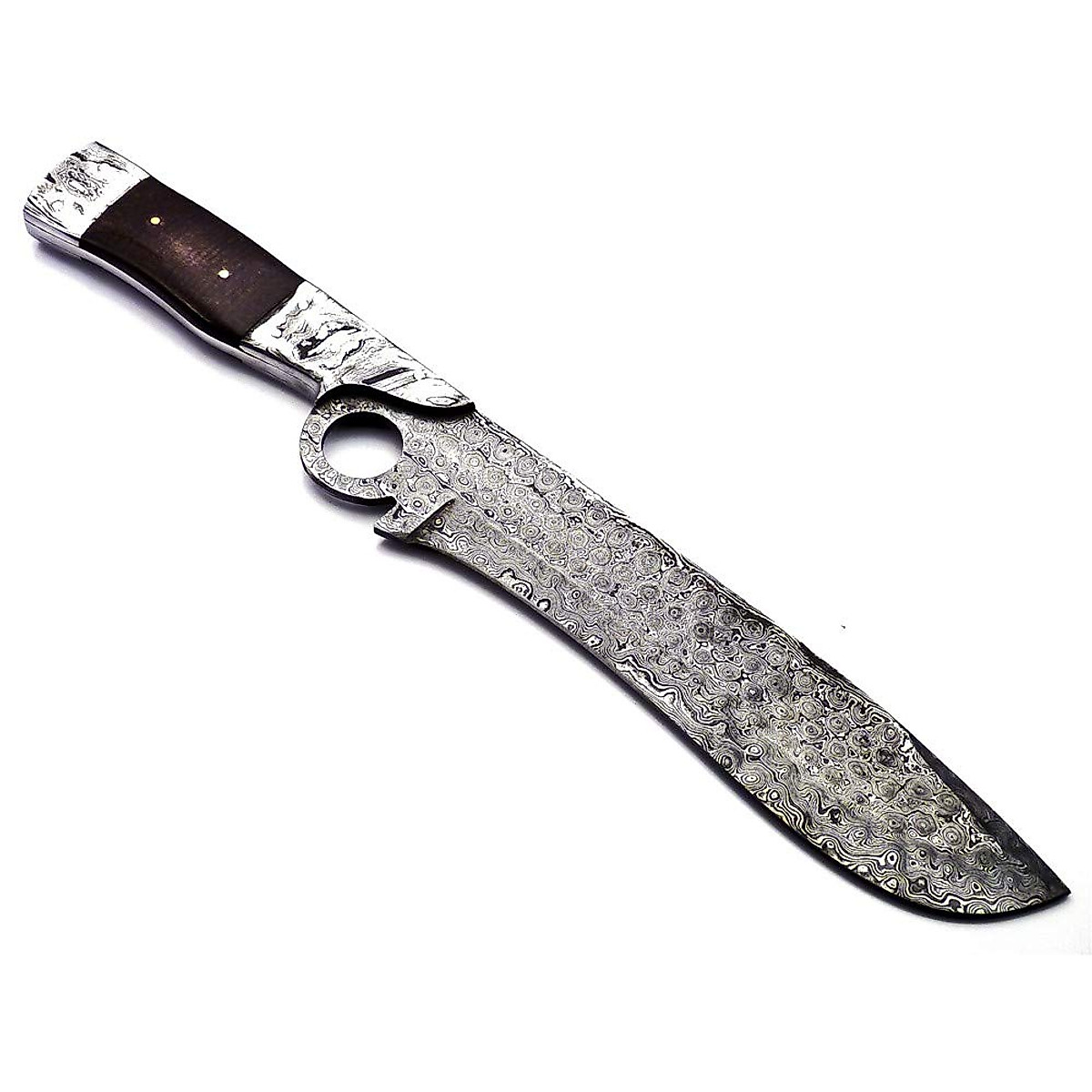 Custom Handmade Damascus Steel Knife Hunting Knife | Outdoor Knife Camping Knife | Handle Made of Micarta with Free Genuine Leather Sheath