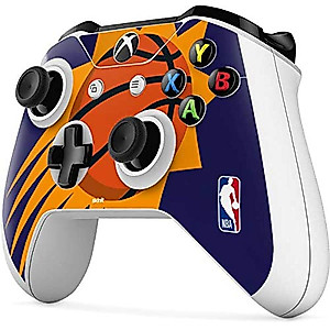 Skinit Decal Gaming Skin Compatible with Xbox One S Controller - Officially Licensed NBA Phoenix Suns Large Logo Design