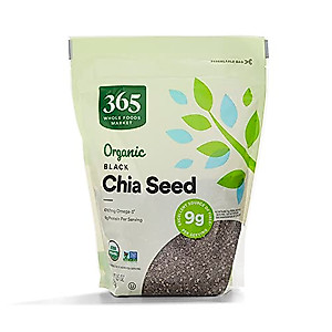 365 by Whole Foods Market, Organic Black Chia Seeds, 15 Ounce