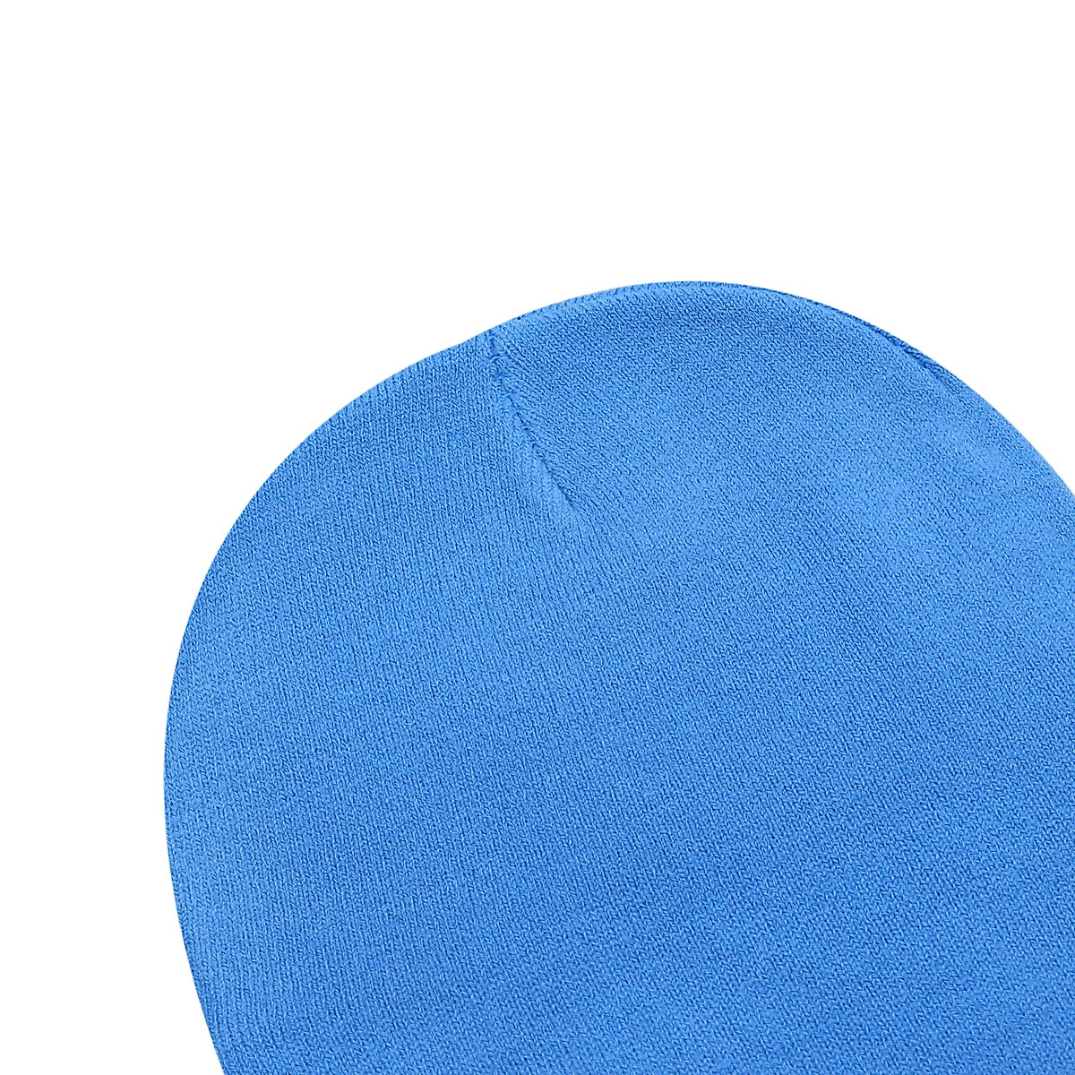 ANKOMINA Unisex Women Men Knitted Beanie Hats Fashion Letter Print Winter Skull Caps Y2k Outdoor Warm Hats Blue