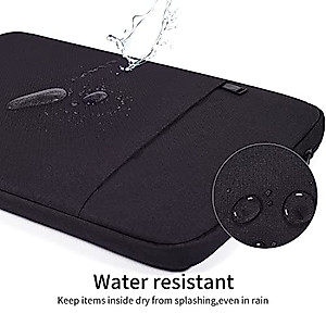 13-13.3 inch Laptop Sleeve Case for Surface Laptop 5 4 13.5, Surface Laptop Studio 14.4, Lenovo Yoga 6 13, Dell XPS 13/Dell Inspiron 13, ACER Lenovo DELL ASUS HP 13" Computer Waterpoof Bag(Black)