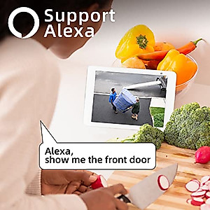 4 Pack Wireless Camera Security with Cloud Storage with 2K Color Night Vision, 15000 mAh Wireless Surveillance Camera with 2 Way Audio, IP65, AI Motion Detection, Support Alexa, No Monthly Fee