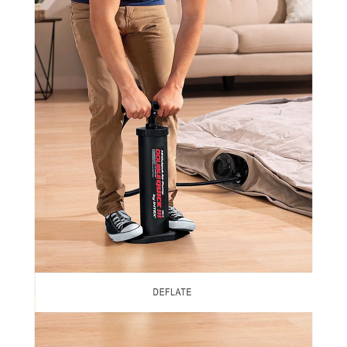 Intex Double Quick III Hand Pump, 19 in (48cm)