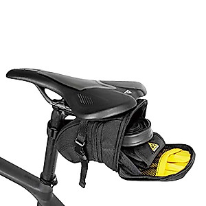 Aero Wedge Pack, w/ strap mount, Small, Black