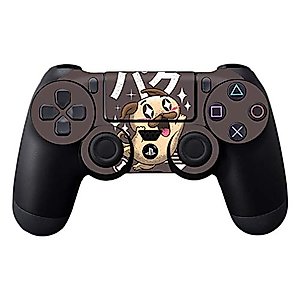 MightySkins Skin Compatible with Sony PS4 Controller - Pug Kawaii | Protective, Durable, and Unique Vinyl Decal wrap cover | Easy to Apply, Remove, and Change Styles | Made in The USA
