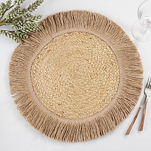 Jute Fringe Placemats (Set of 4)