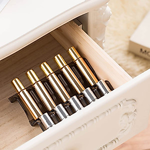 Cabilock 15 Pcs 5 Desktop Organizer Shelf Drawer Lipstick Rack Essential Oil Divider Organizers Suitcase Organizer Desktop Stand Lipstick Organizer Rack Essential Oils Storage Bracket