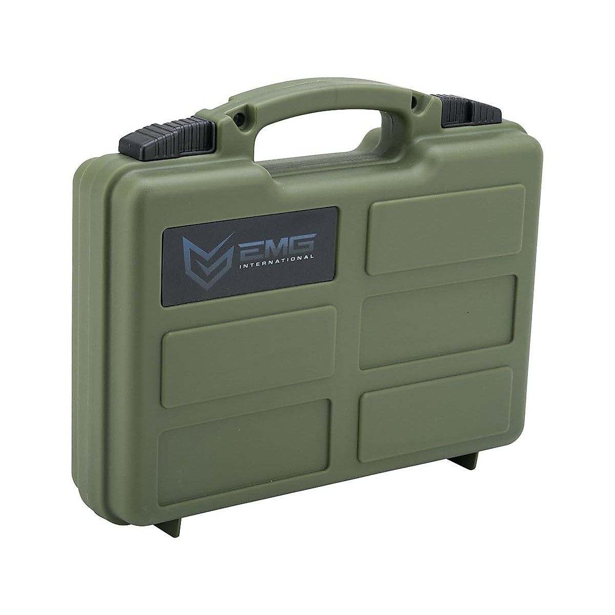 Evike EMG Collection Series Airsoft Pistol Case w/Customizable Grid Foam (Color: OD Green)