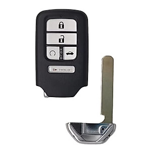 Replacement Keyless Entry Remote Control Key Fob Shell fit for Honda Accord Civic CR-V CRV Pilot Passport Insight EX EX-L Touring.Part Number:HYQ12BDM(5 Buttons) (Key Shell)