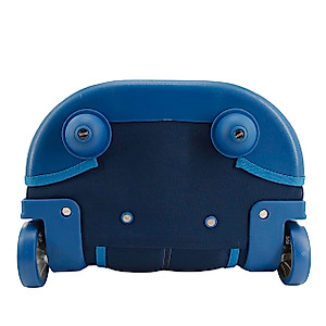 J World New York Sunlight Rolling Backpack. Roller Bag Wheeled Carry-On Luggage, One Size (Navy)