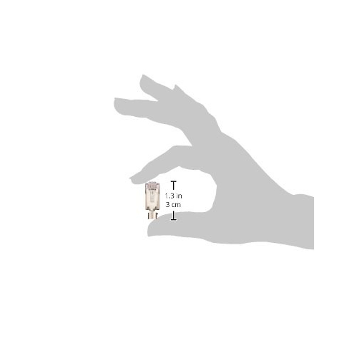 Platinum Tools 100022 EZ-RJ45 Shielded Cat5e/6 External Ground, 50-Pack