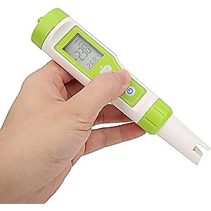 YUESFZ Precise Water Quality Testing Pen Portable PH ORP Conductivity Tester Temperature Meter Water Quality Detector with LED Display Practical Water Quality Detector