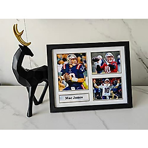 Mac Jones Reprint Signed Photo Picture Poster Framed Display Decorations Fan Gifts Memorabilia Wall Art