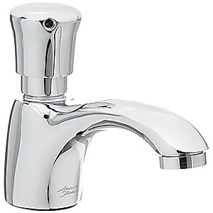American Standard 1340119.002 Pillar Tap Metering Faucet with Extended Spout 0.5 GPM, Chrome