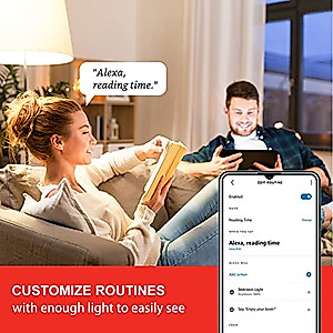 Sengled Smart Light Bulb, 100W Equivalent WiFi Light Bulb, 1500LM High Brightness Smart Bulbs That Work with Alexa Google, Dimmable A19 Soft White Alexa Light Bulb,CRI>90, No Hub Required, 4-Pack