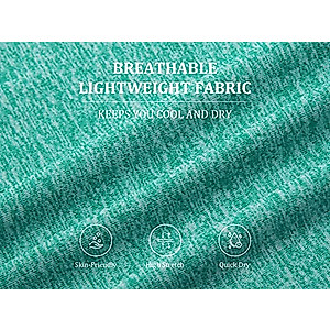 Kimmery Womens Workout Tops for Women Short Sleeve Shirts for Women Summer Tops for Women 2023 Yoga Tops Athletic Tops Light Green Shirt L