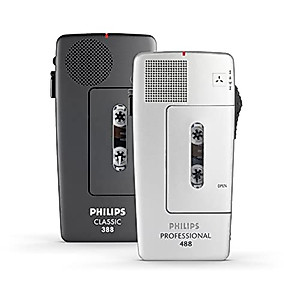 Philips LFH0388 Professional Pocket Memo, Black