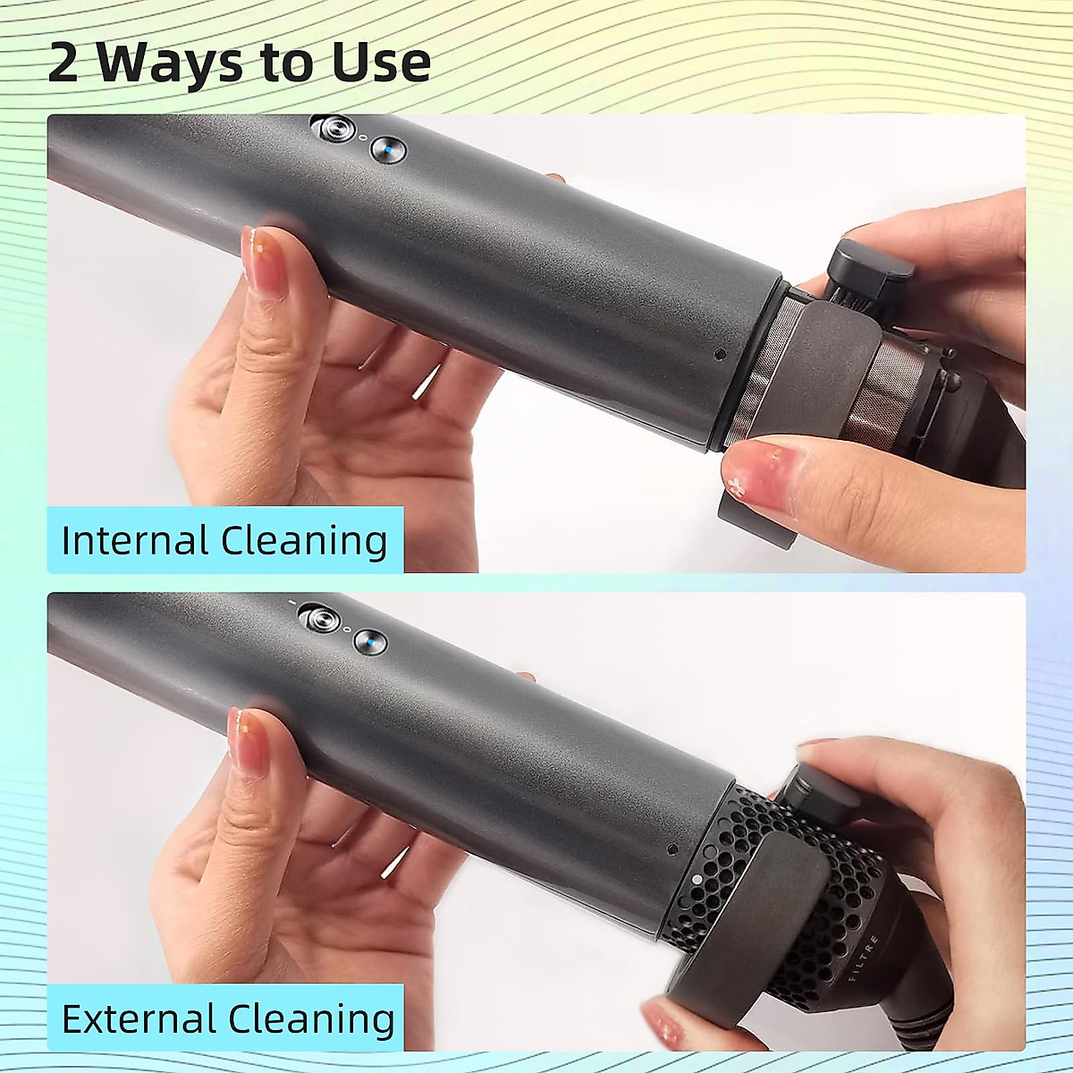 Filter Cleaning Brush Compatible with Dyson HD01 HD02 HD03 HD04 HD08 Hair Blow Dryer, Filter Cleaning Brush for Dyson Hair Dryer