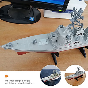 Zerodeko Kids Toys Kids Toys Kids Toys 1PC Toy Model, Plastic Model Toys, Static Finished Warship Destroyer Toys Boy Toys Boy Toys Boy Toys