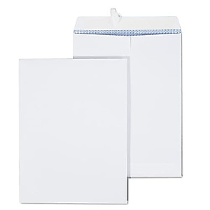 Staples 329845 Tear-Resistant Privacy Tint Catalog Envelopes 9 X 12 White 100/Bx