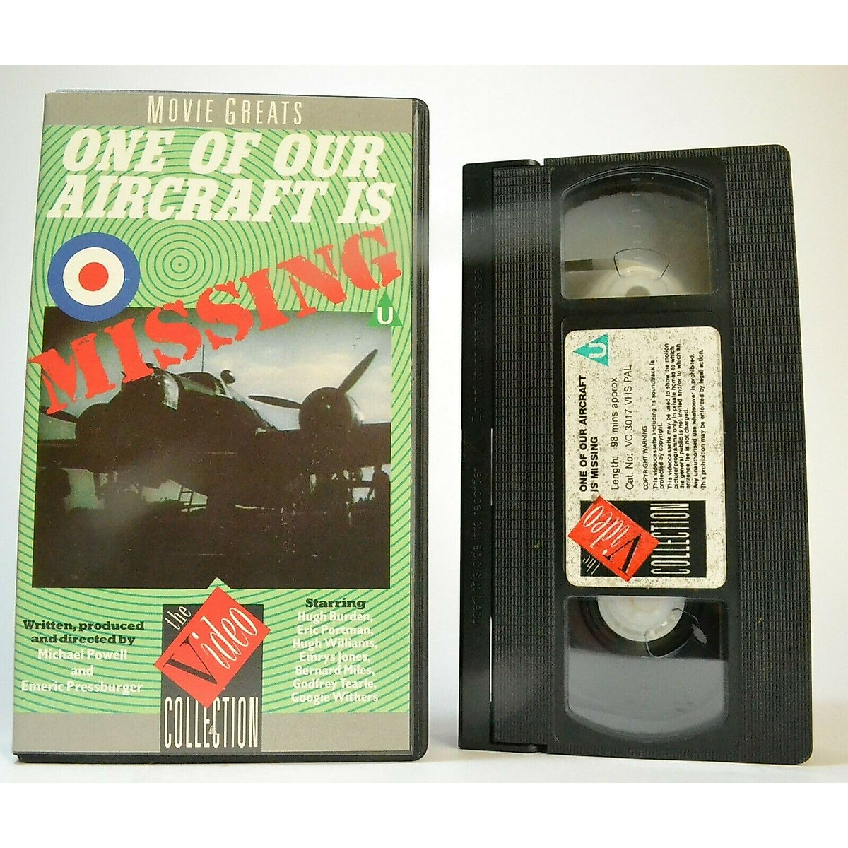 One Of Our Aircraft Is Missing [Movie Greats] Action - Godfrey Tearle - Pal VHS