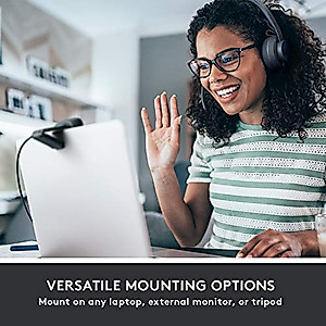 Logitech C505 Webcam - 720p HD External USB Camera for Desktop or Laptop with Long-Range Microphone, Compatible with PC or Mac