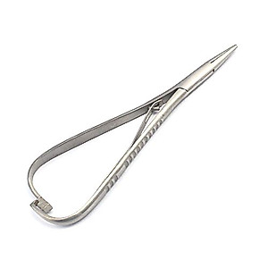 AAProTools Mathieu Pliers 5.5" (14cm) Needle Holder Driver, Ligature Separator Placer, Orhtodontic Pliers, Lace Back Tightener (Pack of 1)