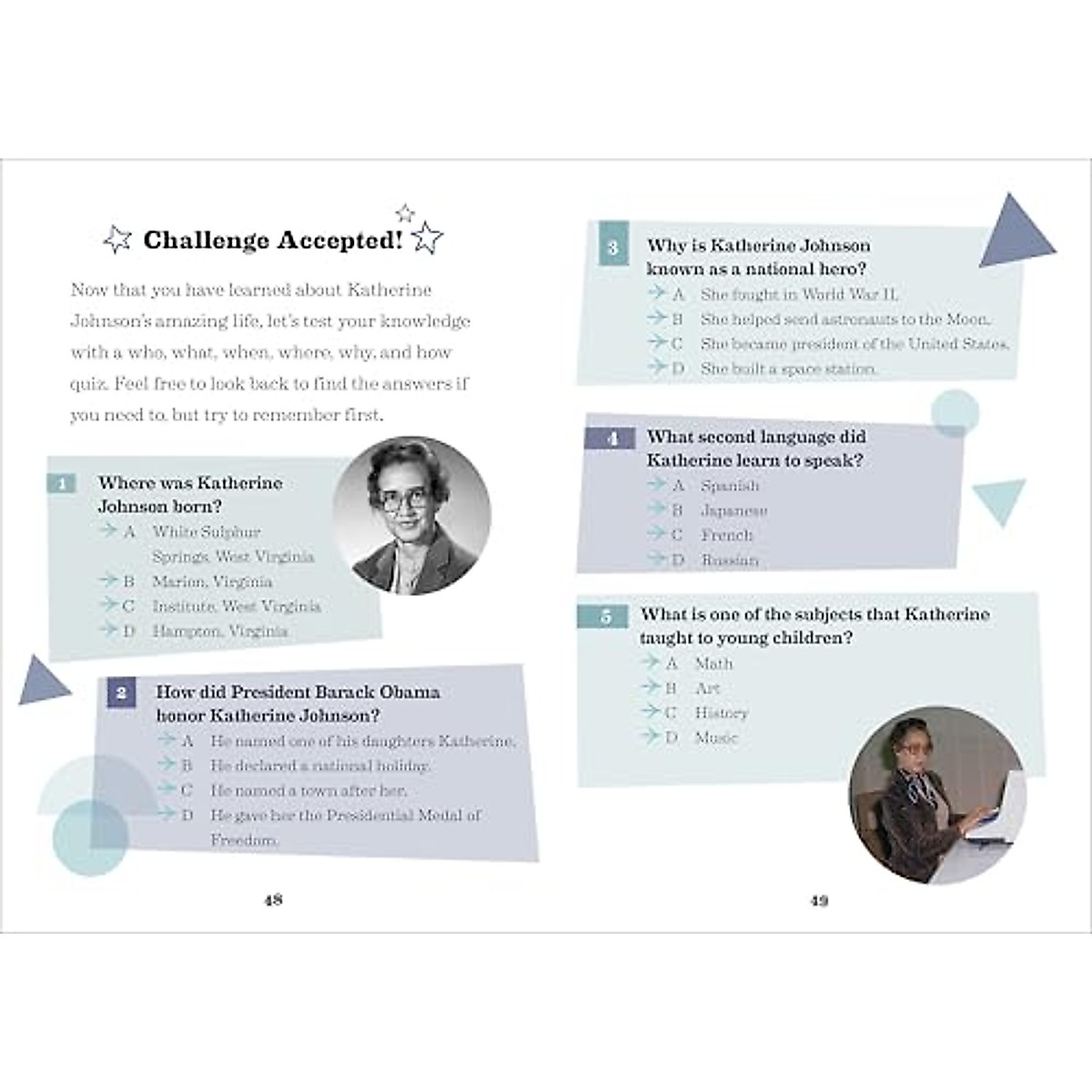 The Story of Katherine Johnson: An Inspiring Biography for Young Readers (The Story of Biographies)